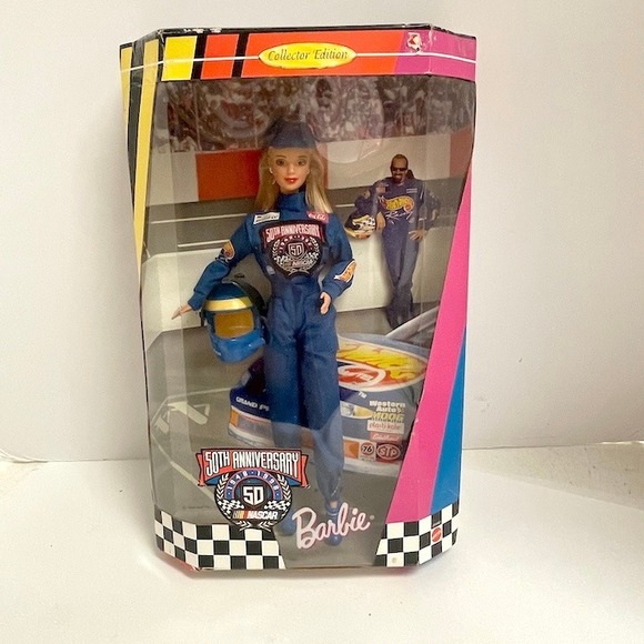 Mattel | Toys | Barbie Collector Edition Nascar 5th Anniversary Doll ...